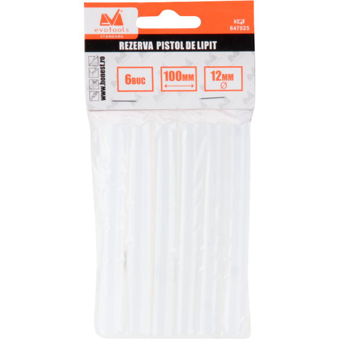 Rezerva pistol lipit 6Pcs 100x11 647025 Evotools - Brick Romania