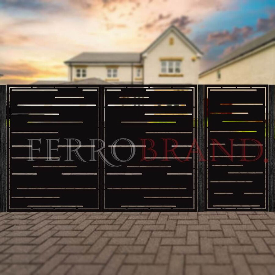 Poarta auto style Ferrobrand - Brick Romania