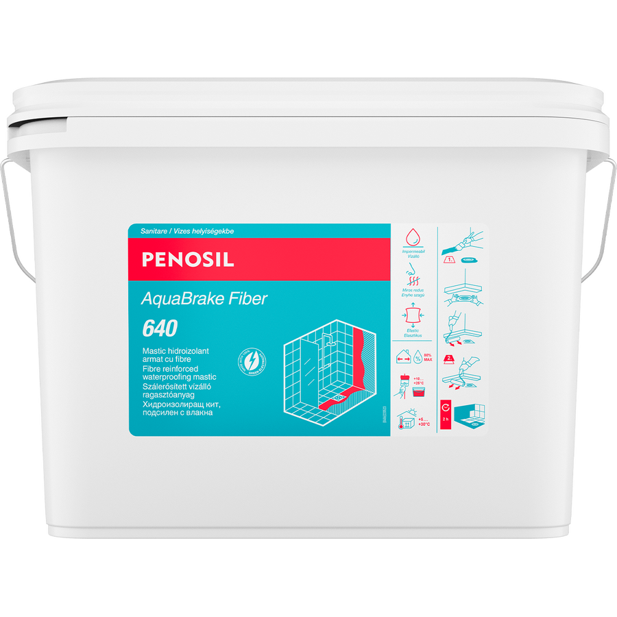 Hidroizolatie aquabrake fiber 640 7kg Penosil - Brick Romania