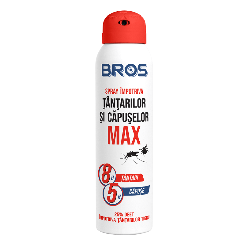 Aerosol pentru tantari si capuse max 90ml Bros - Brick Romania