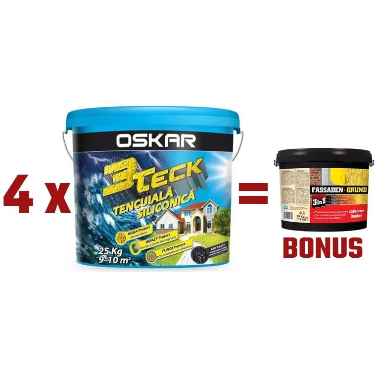 Tencuiala 3teck scoarta de copac antracit Oskar 25kg - Brick Romania
