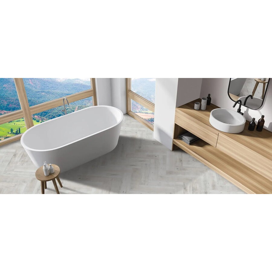 Cesarom Gresie portelanata pavimento gri rectificata 60x15 6463-0033 ...