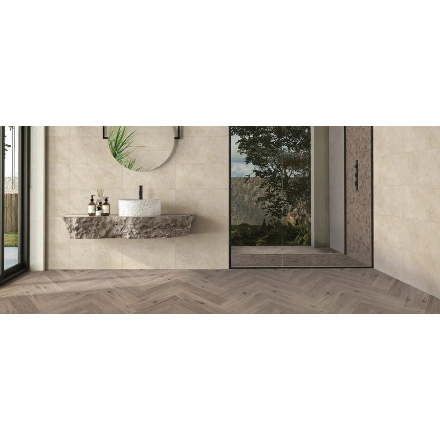 Cesarom Gresie portelanata rovere grej rectificata 60x30 6460-0285-4011 ...