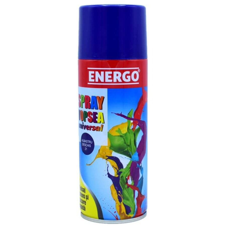 Spray vopsea universal albastru deschis 21 volum 450ml Energo - Brick Romania