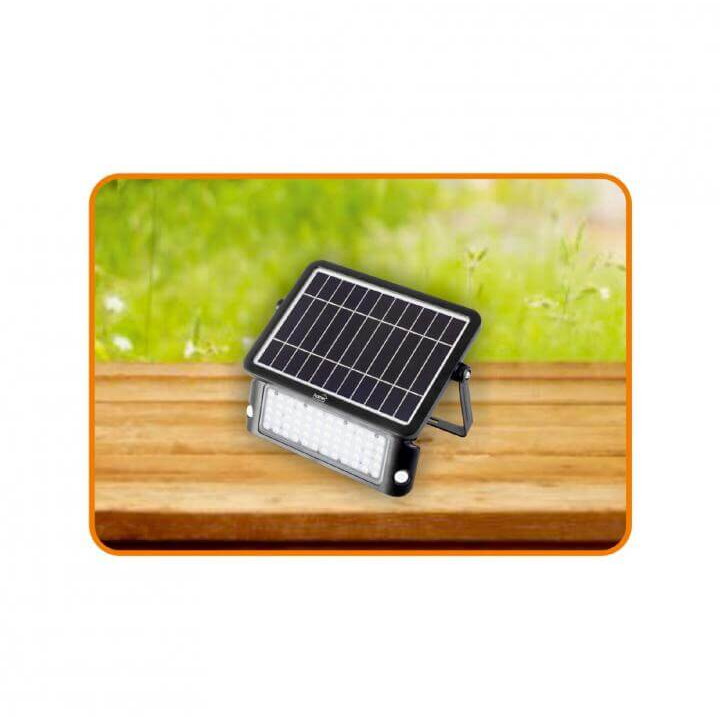 Reflector led cu panou solar si senzor miscare 10w FLP1000 - Brick Romania